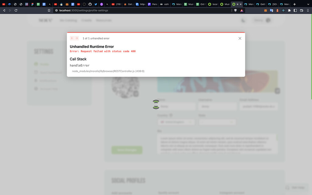 Moralis IPFS upload shows error: Request failed with status code 400 - Moralis General - Moralis ...