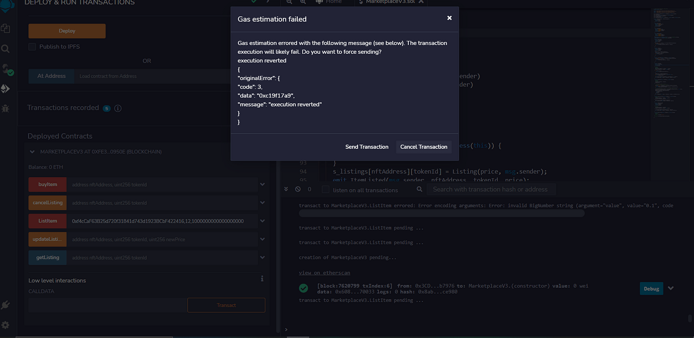 Rpc Error Execution Reverted Moralis General Moralis Web3 Forum Largest Web3 Dev Community 📈